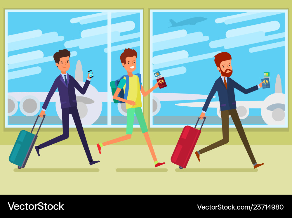 Concept of travel Royalty Free Vector Image - VectorStock