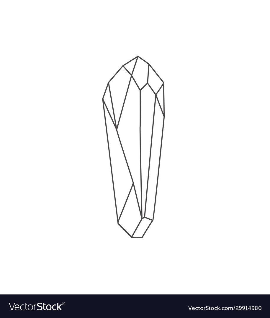 Crystal design element Royalty Free Vector Image