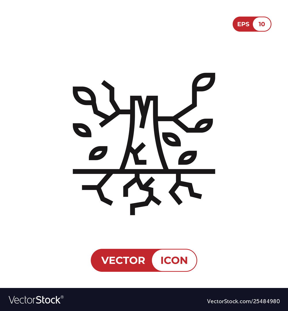 Drought icon Royalty Free Vector Image - VectorStock