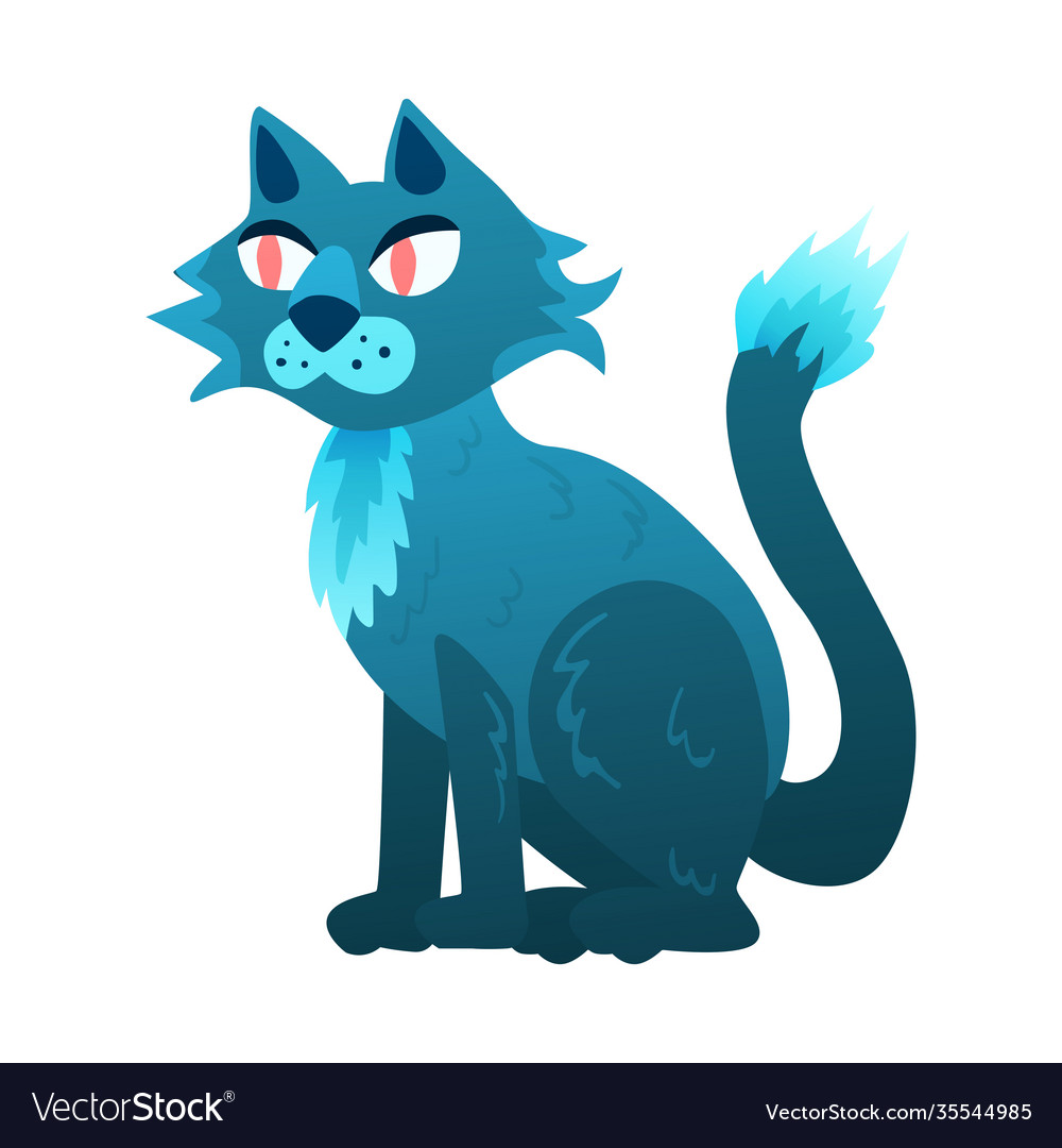 Angry cat Royalty Free Vector Image - VectorStock