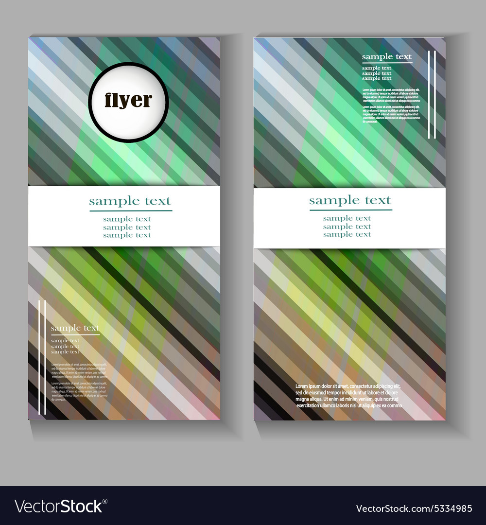 Flyer design Royalty Free Vector Image - VectorStock