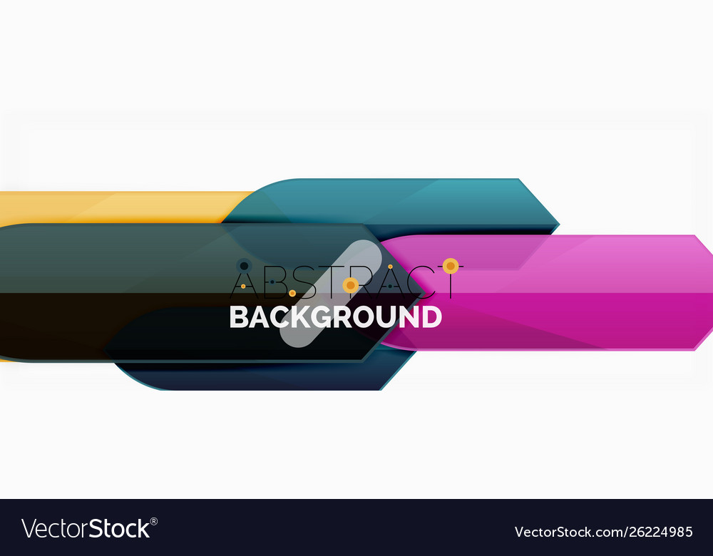 Geometric abstract background dynamic shapes Vector Image