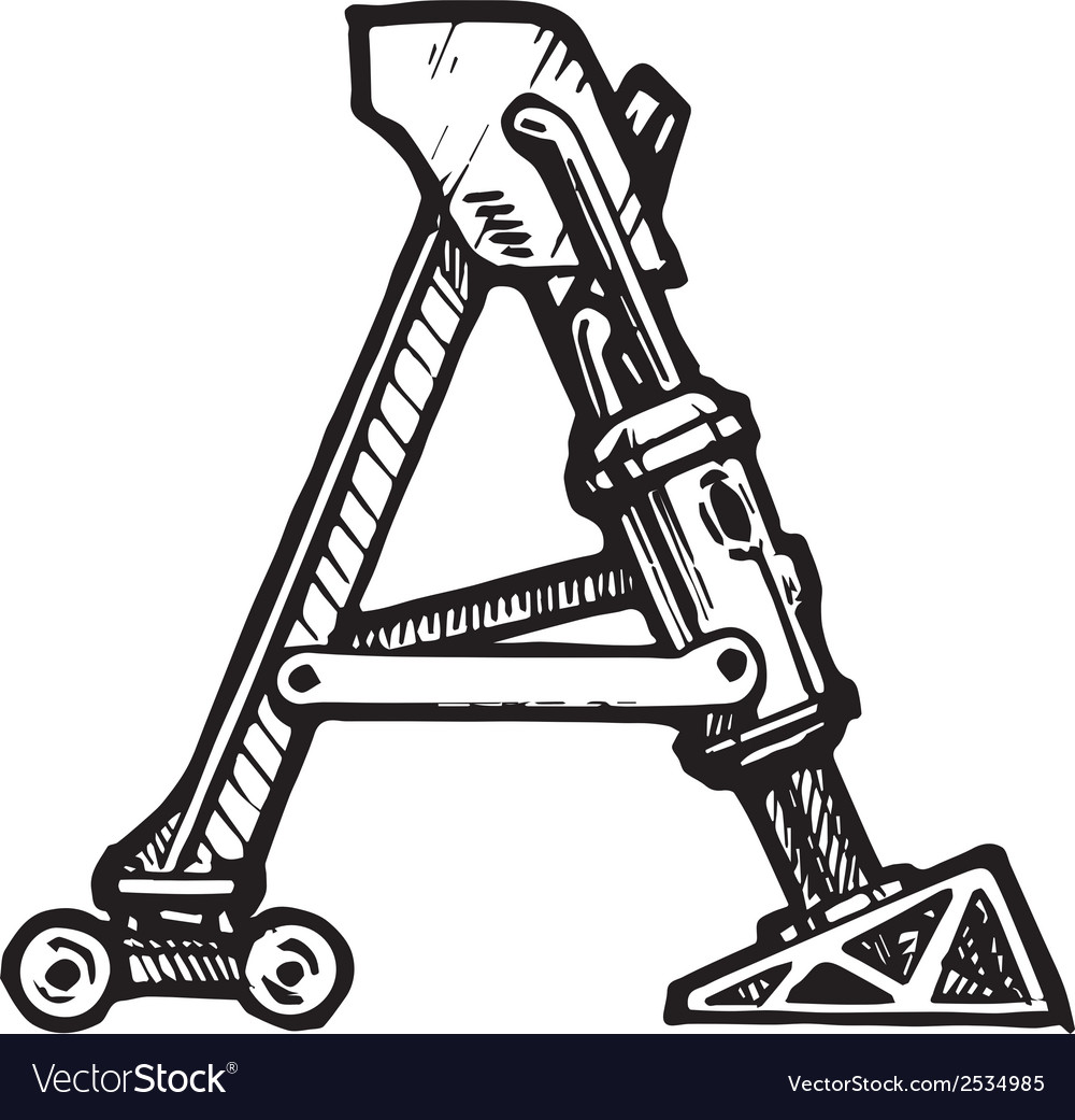 Letter A Royalty Free Vector Image - VectorStock