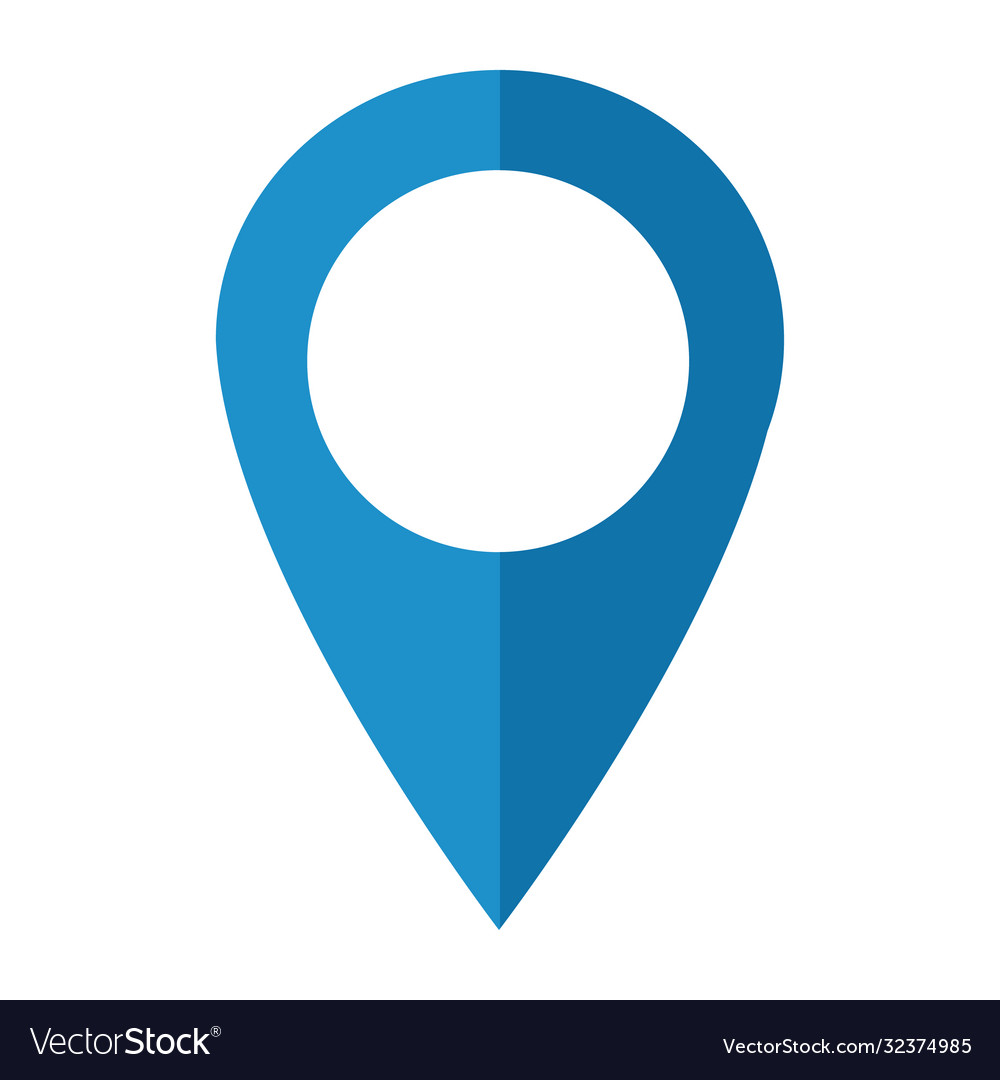 Location icon map pointer symbol isolated Vector Image