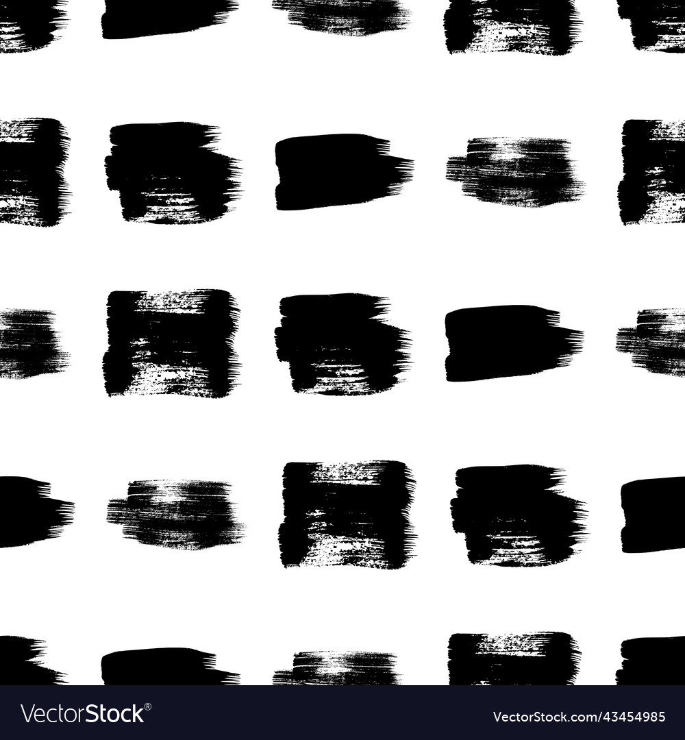 Seamless pattern with hand drawn scribble smears Vector Image