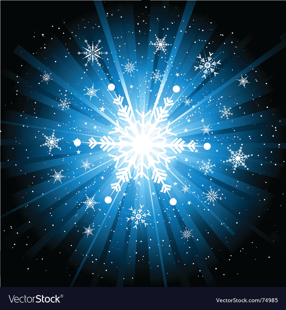 Snowflake background Royalty Free Vector Image