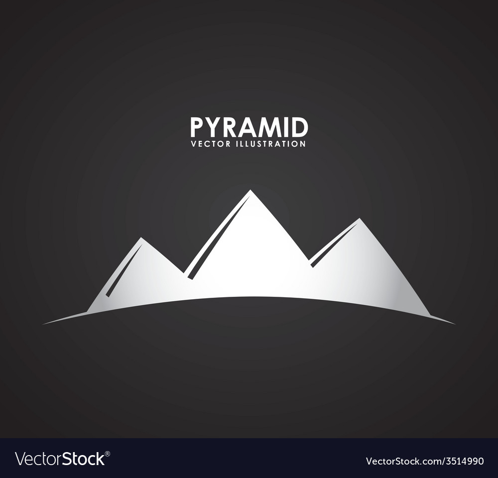 Egypt pyramid Royalty Free Vector Image - VectorStock