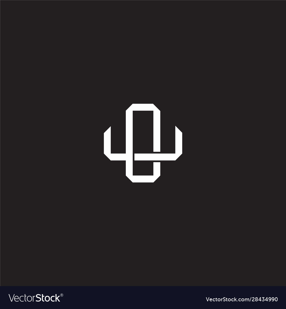 Initial letter overlapping interlock logo Vector Image