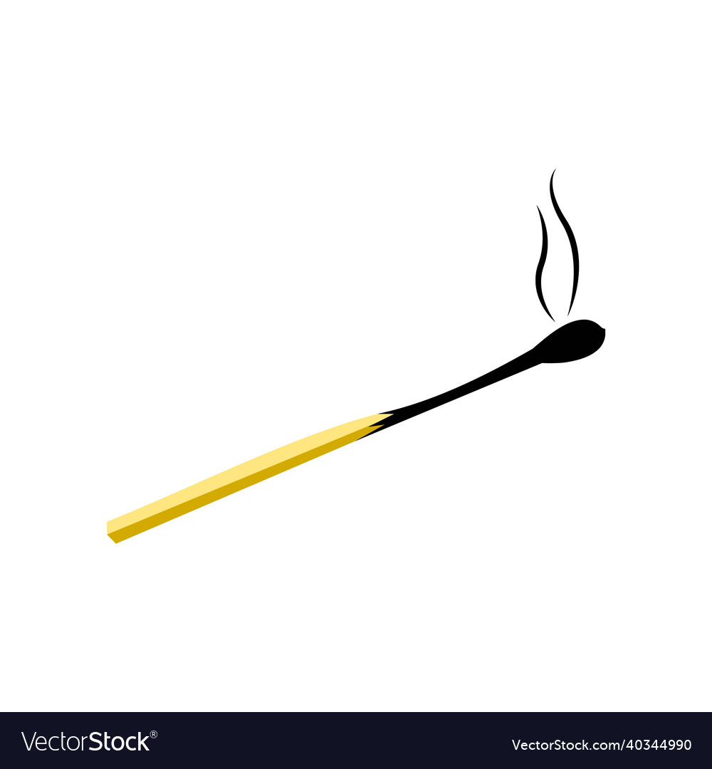 Matchstick Royalty Free Vector Image - VectorStock