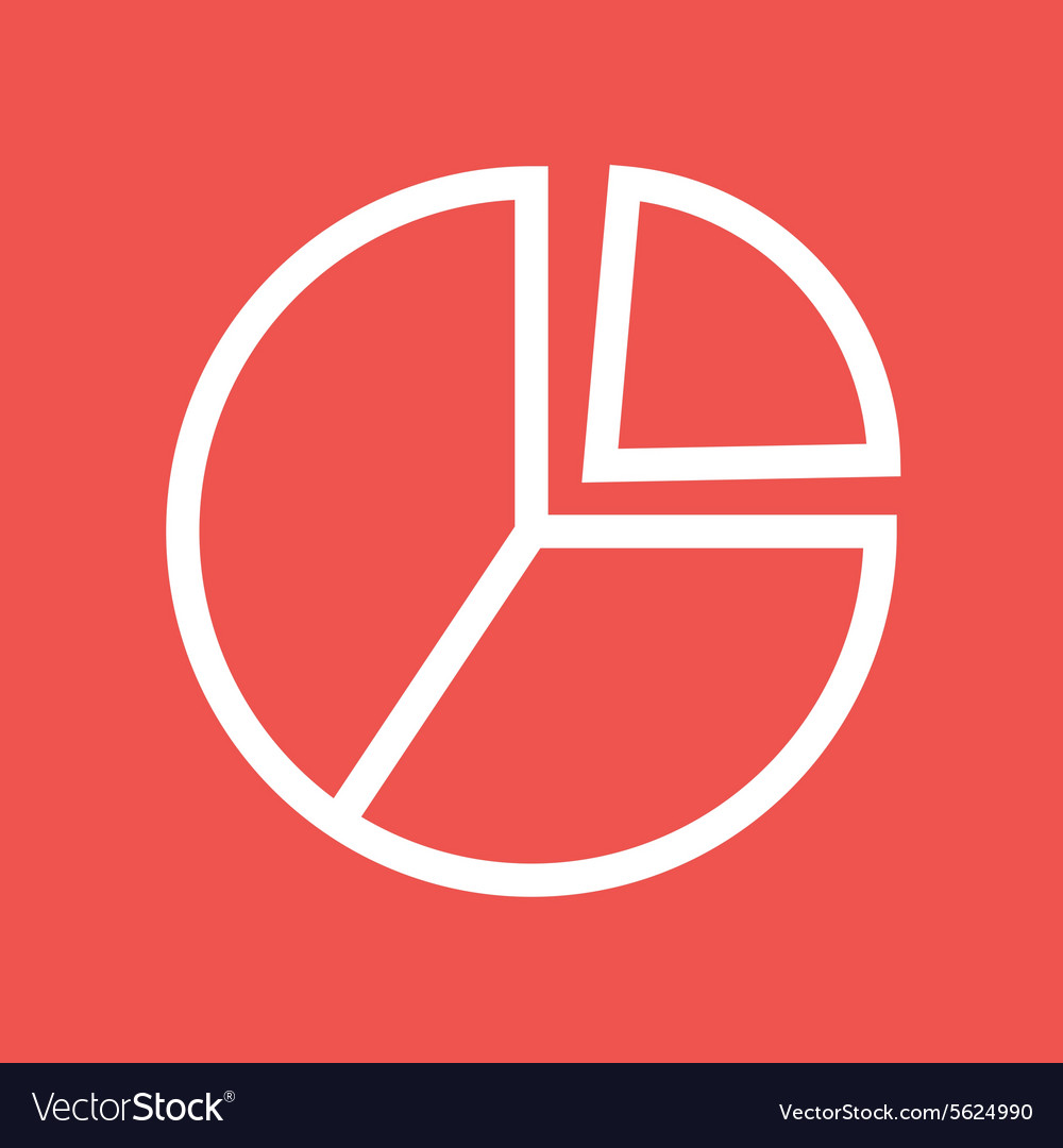 Pie chart Royalty Free Vector Image - VectorStock