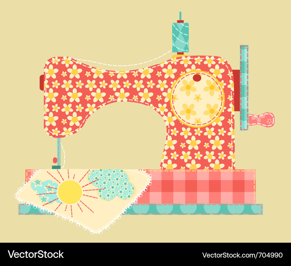 Sewing machine Royalty Free Vector Image - VectorStock