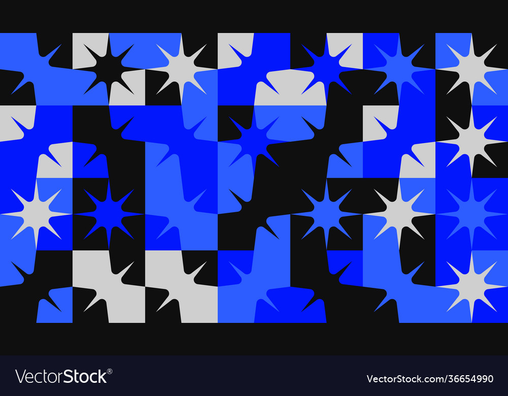 Simple geometric pattern design with basic Vector Image