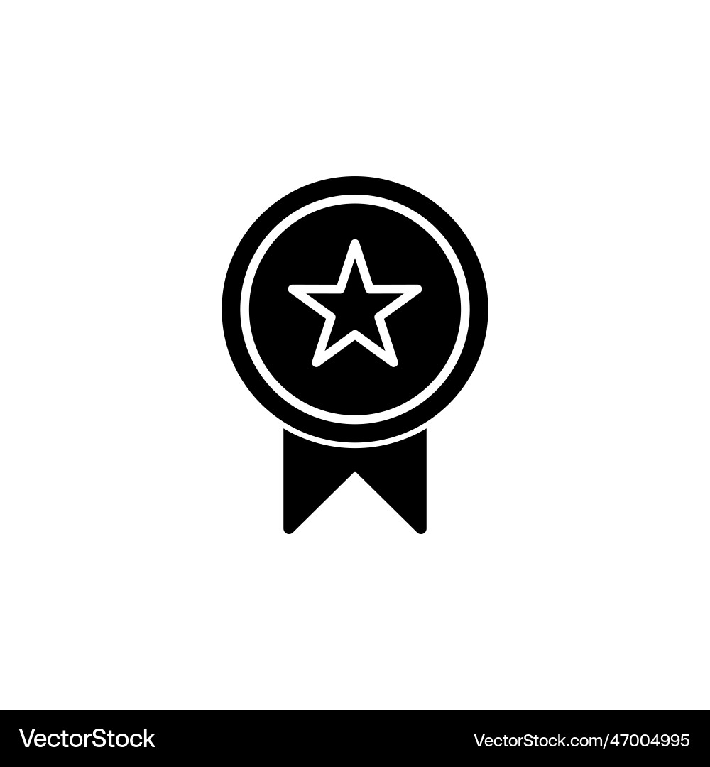 Achieve icon medal icon award certificate Vector Image