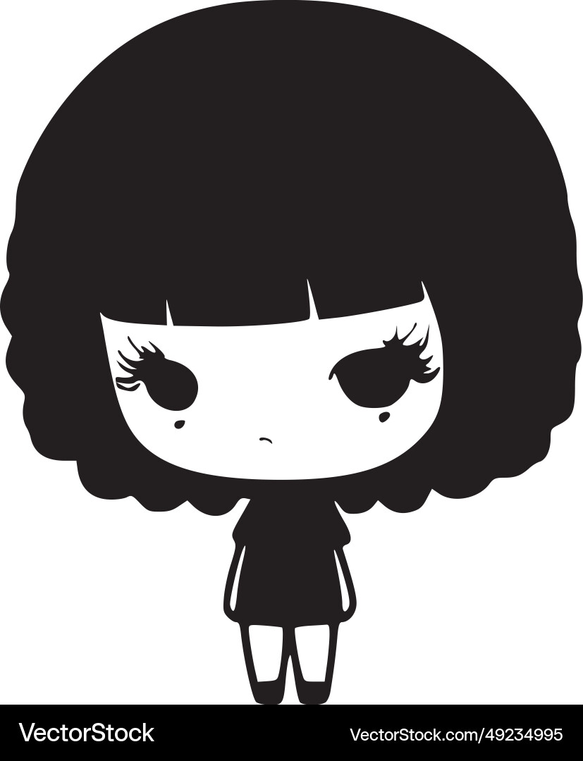 Chibi - high quality logo ideal for t-shirt Vector Image