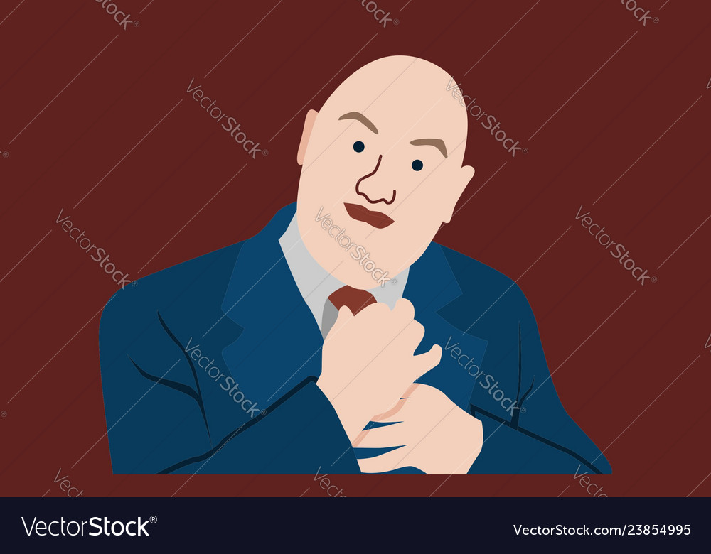 Executive man flat design Royalty Free Vector Image
