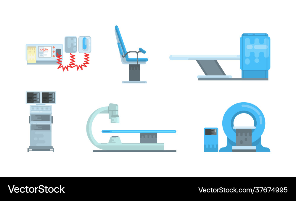 Innovational medical diagnostic equipment Vector Image
