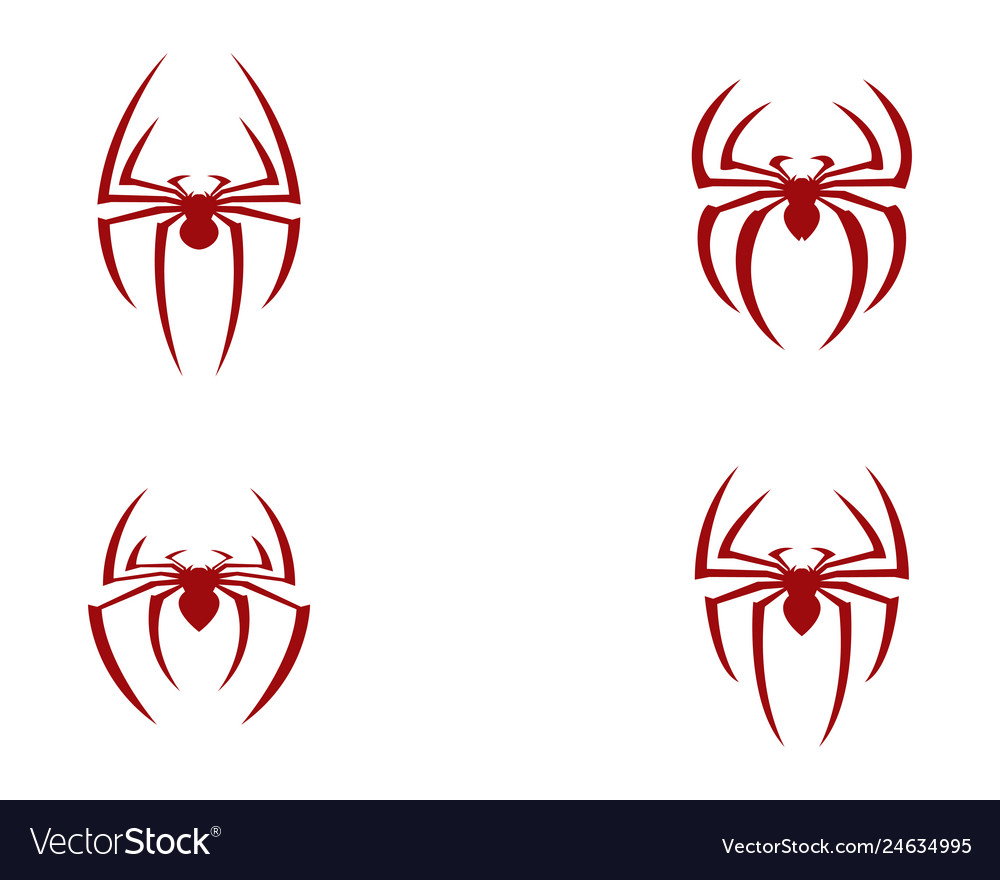 Spider logo icon Royalty Free Vector Image - VectorStock
