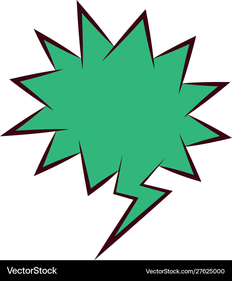 Expresion splash pop art style Royalty Free Vector Image