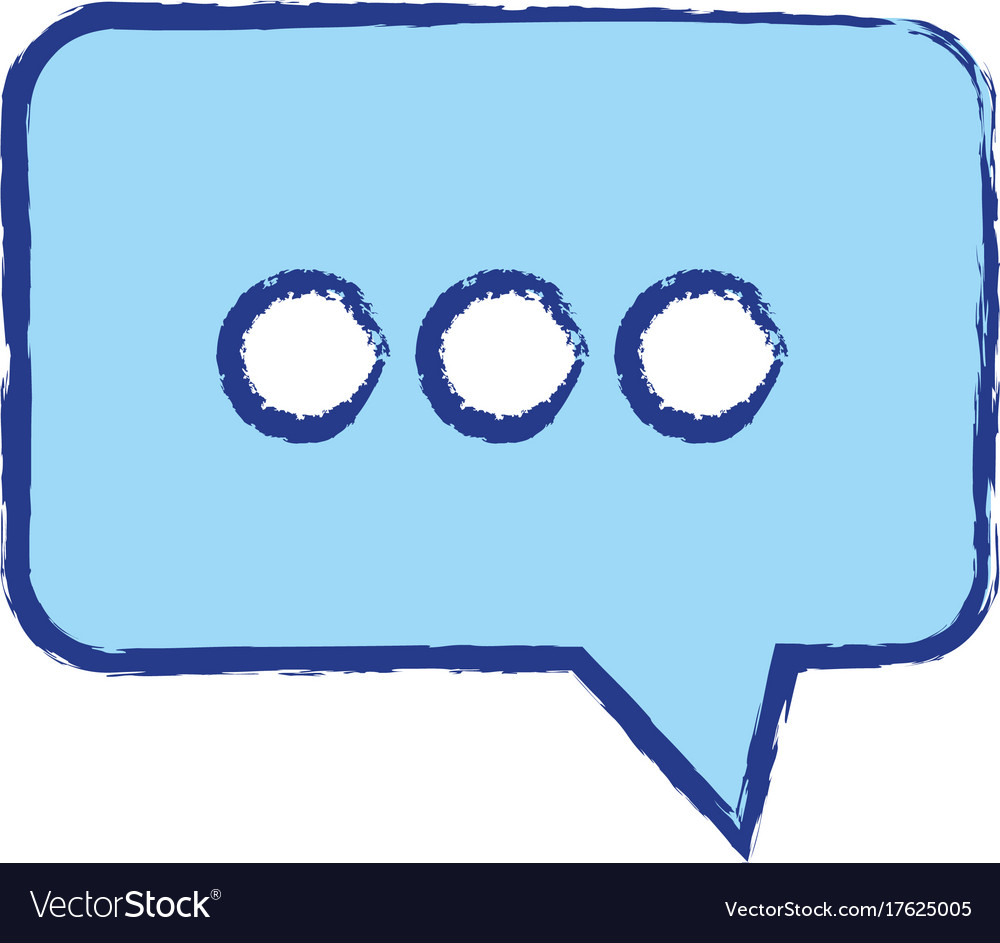 Chat bubble text message icon Royalty Free Vector Image