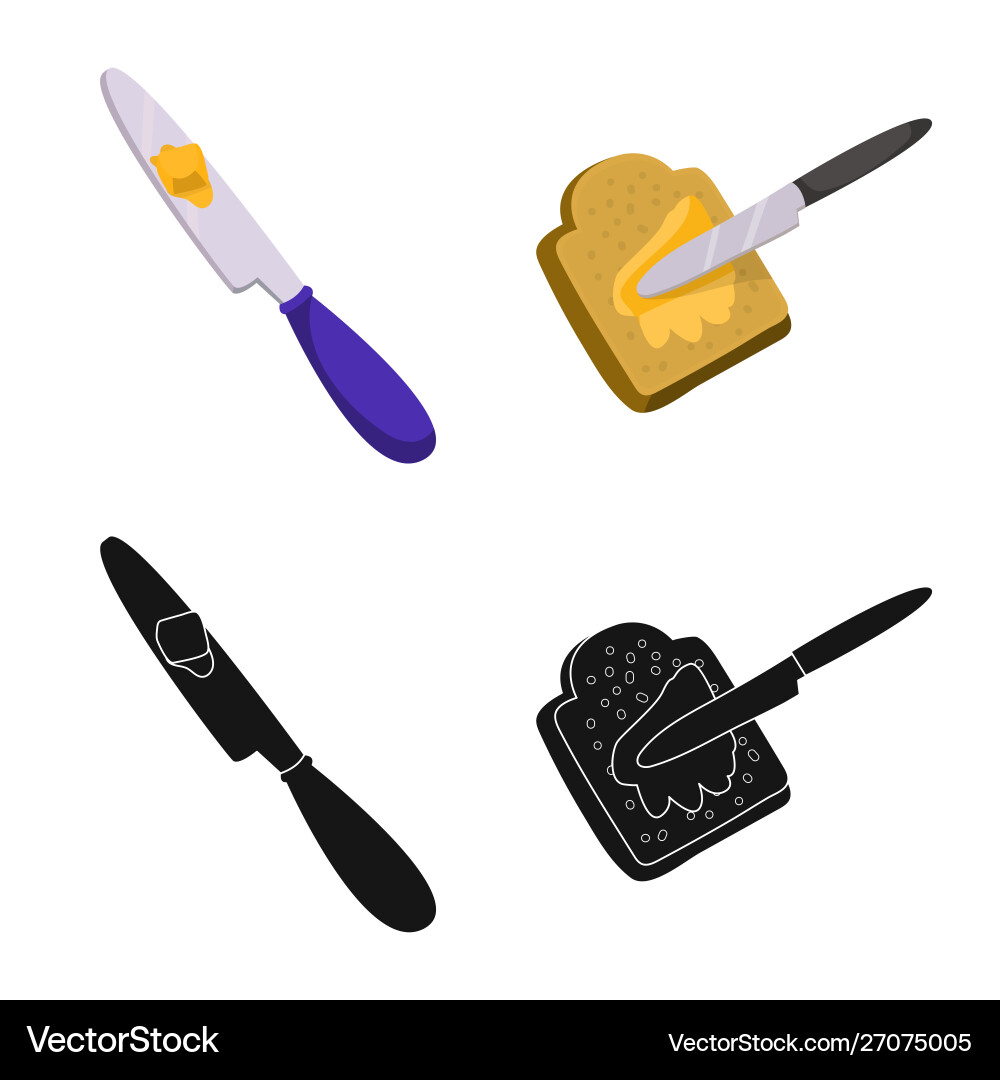 Isolated object creamy and product logo Royalty Free Vector