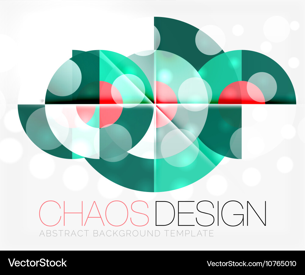 Abstract background with round shapes Royalty Free Vector