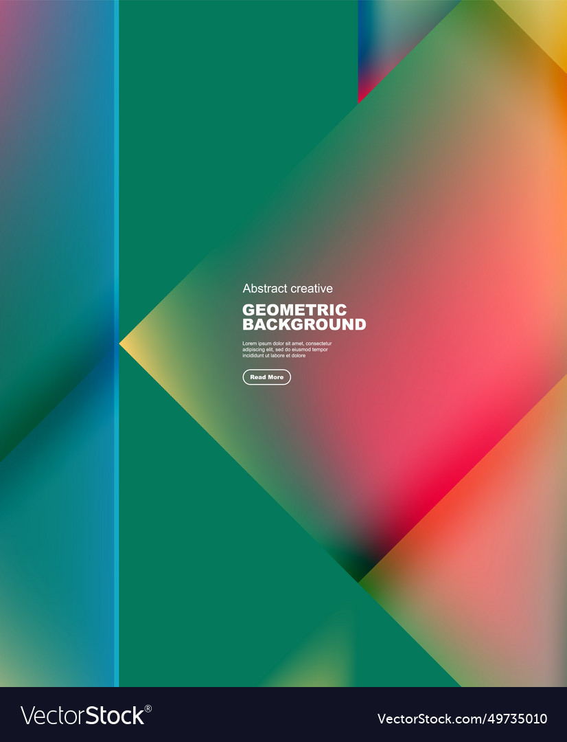 Gradient triangles abstract background Royalty Free Vector