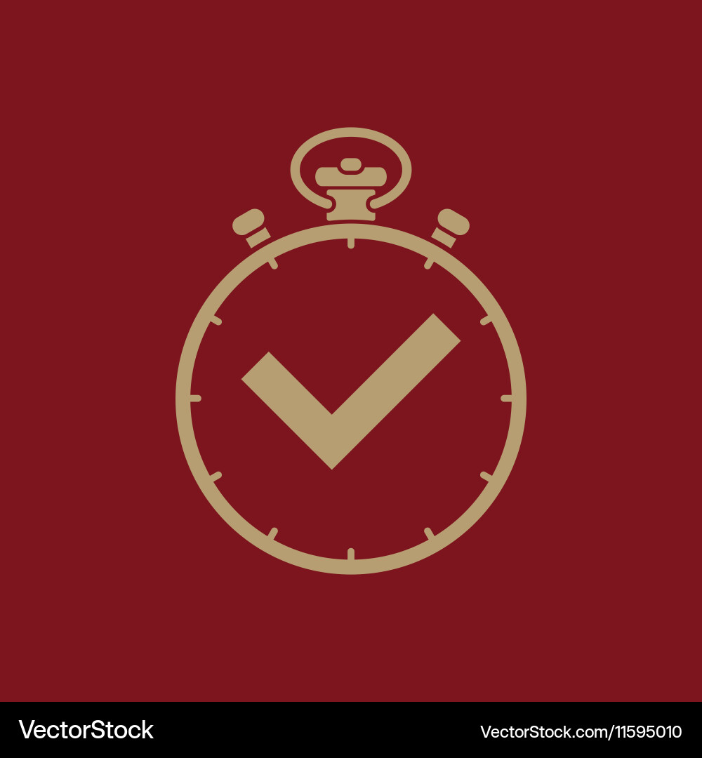 Time icon and watch timer 24 hours symbol Vector Image