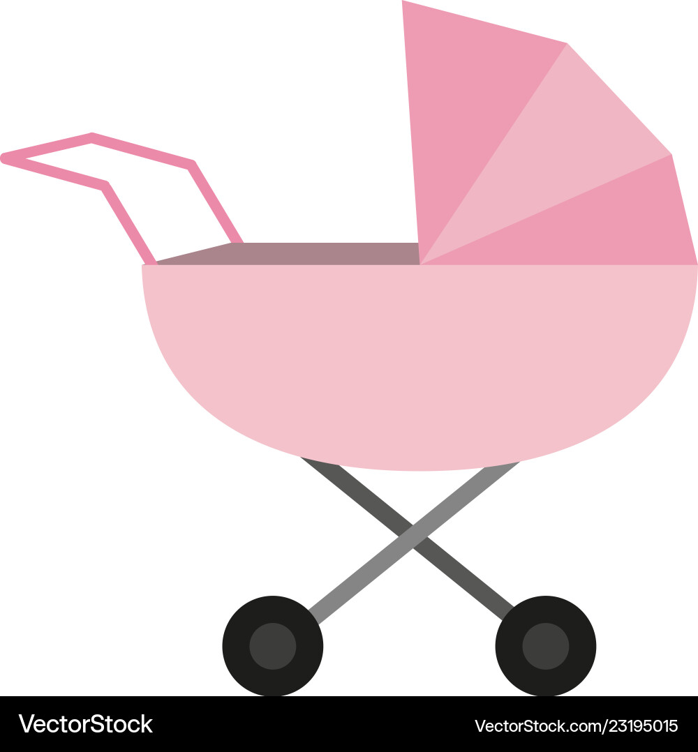 Baby pram symbol Royalty Free Vector Image - VectorStock