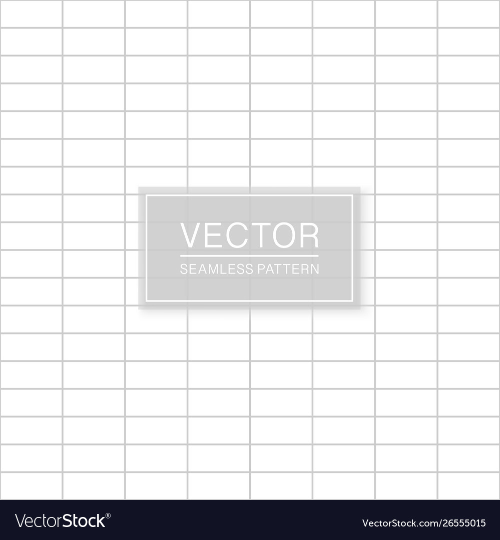Simple seamless grid pattern - minimalistic Vector Image
