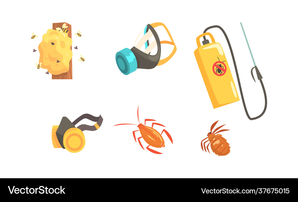 Special equipment for pest control service Vector Image