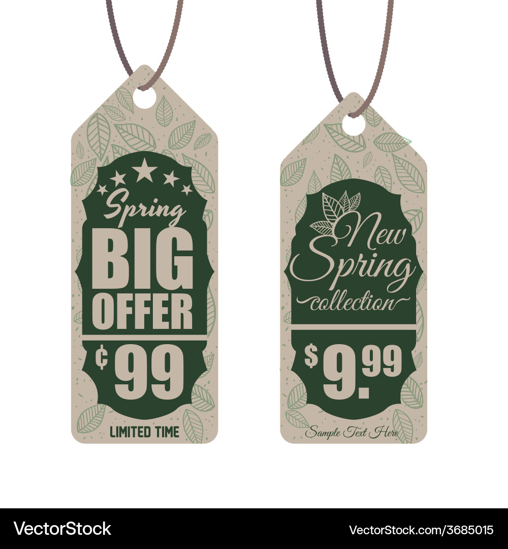 Spring sale Royalty Free Vector Image - VectorStock