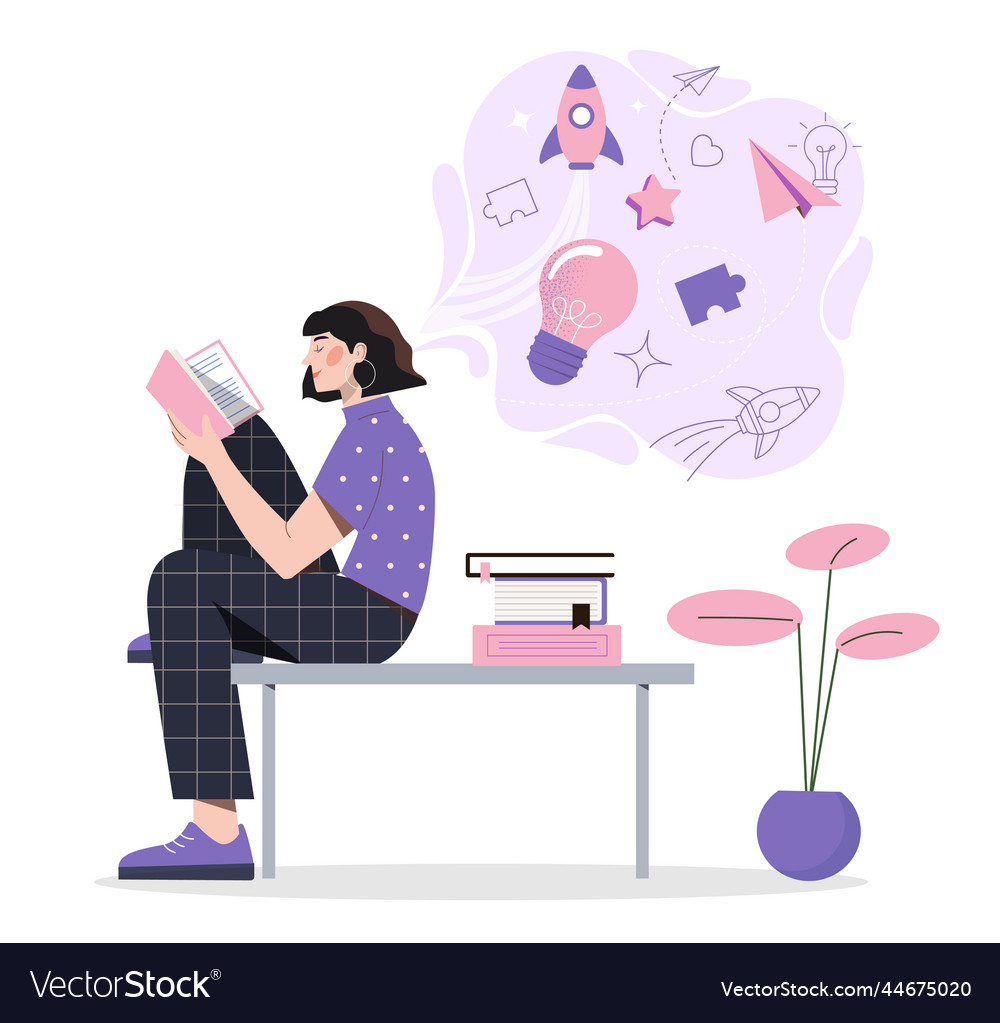 Creative thinking concept Royalty Free Vector Image