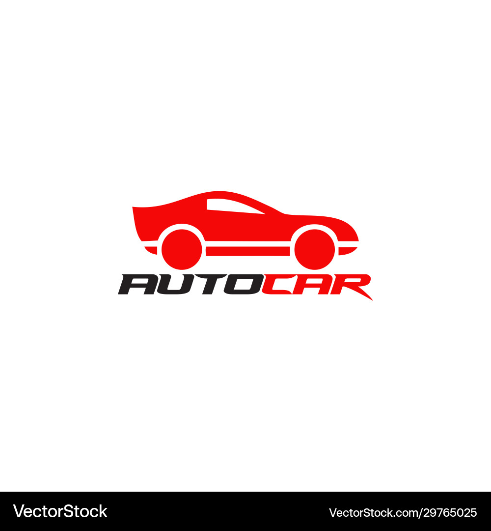 Auto car logo design inspiration Royalty Free Vector Image