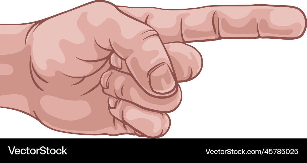 Hand Royalty Free Vector Image - VectorStock