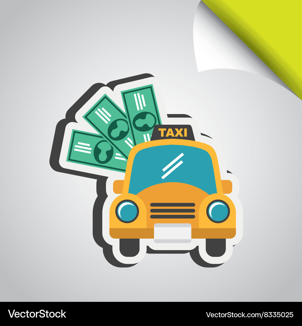 Taxi service design Royalty Free Vector Image - VectorStock