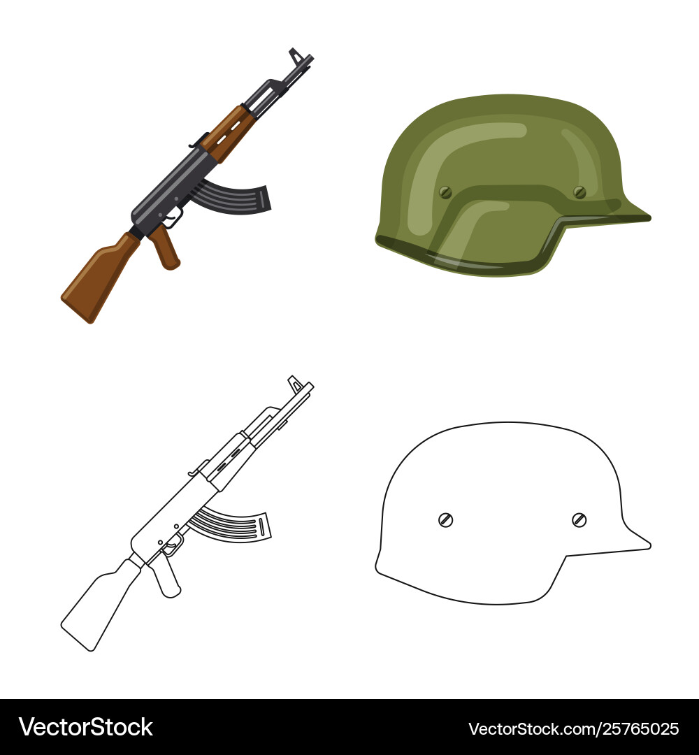 Weapon and gun symbol Royalty Free Vector Image