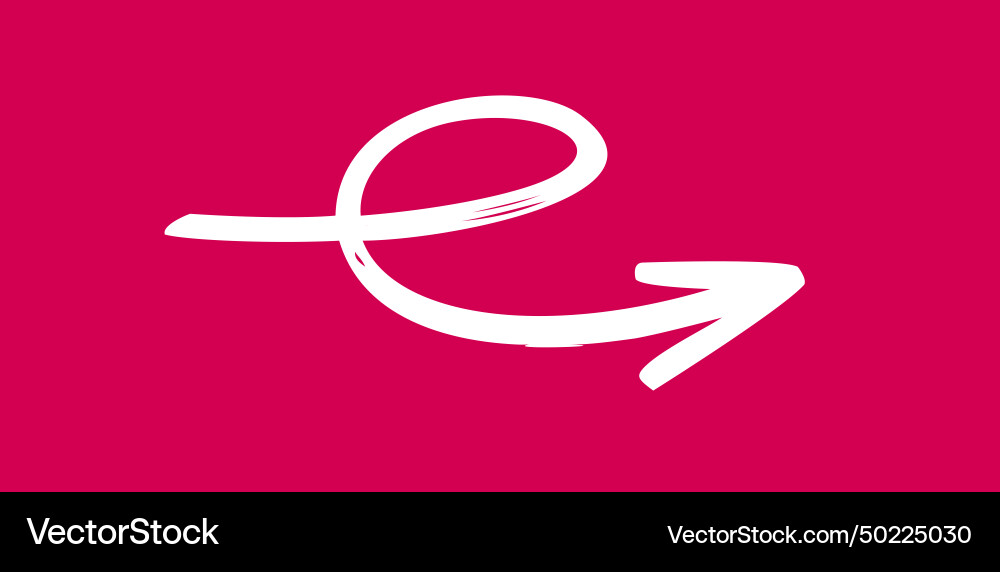 Elegant single arrows for business plan Royalty Free Vector