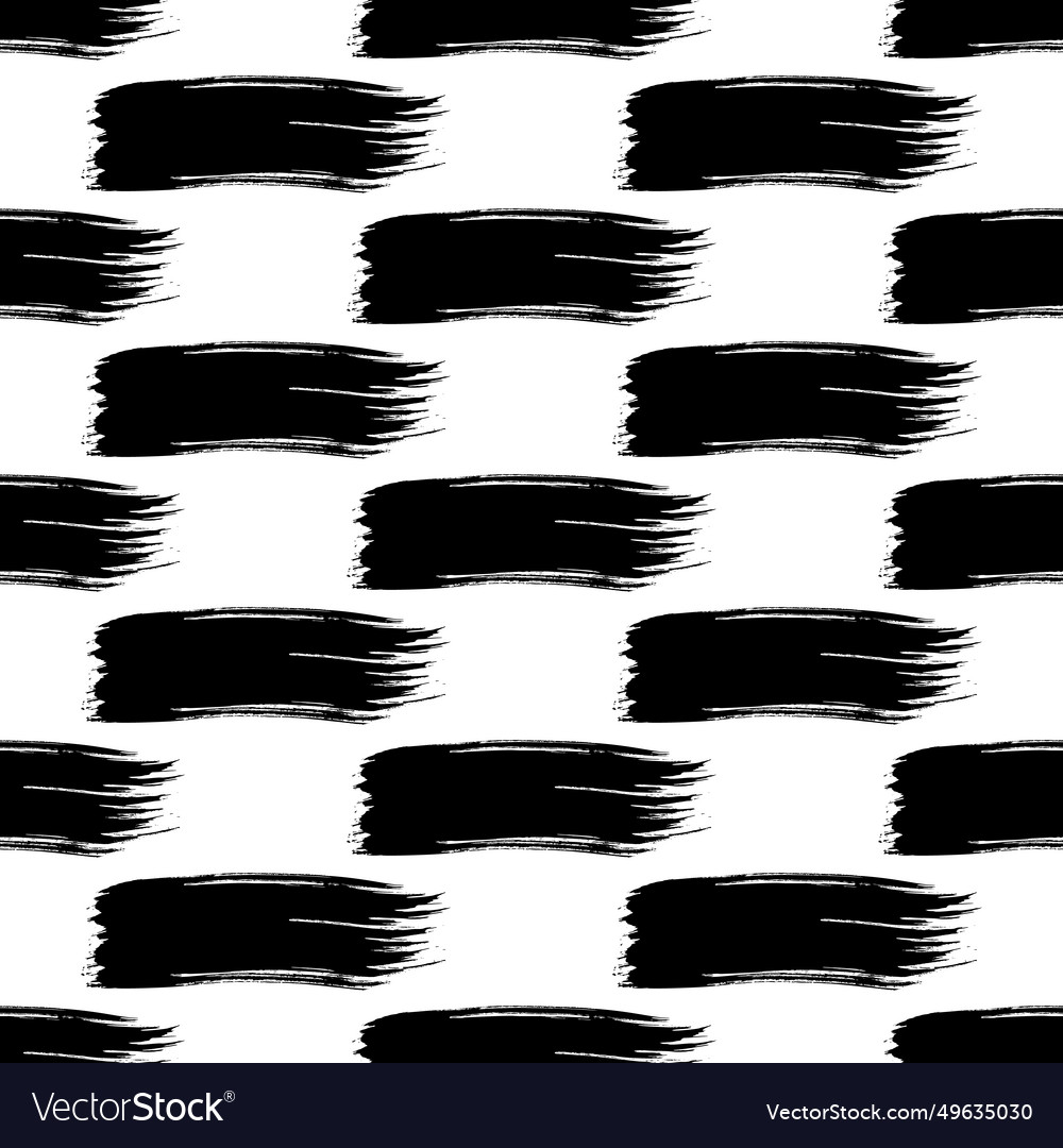 Seamless pattern with hand drawn scribble smears Vector Image