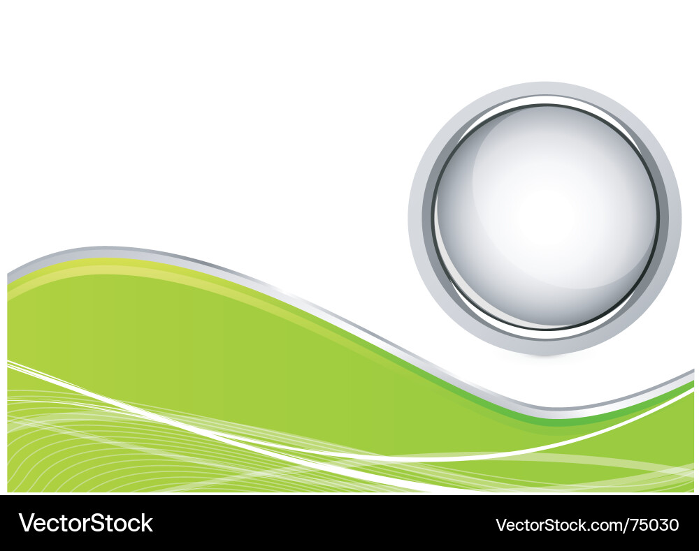 Wavy Background Template Royalty Free Vector Image