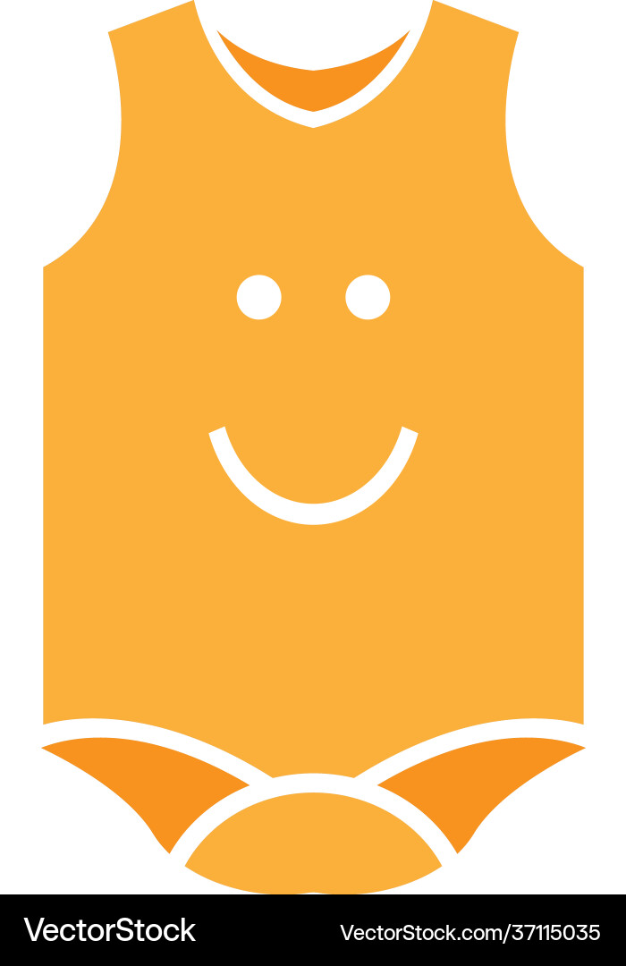 Baby cloth icon design template Royalty Free Vector Image