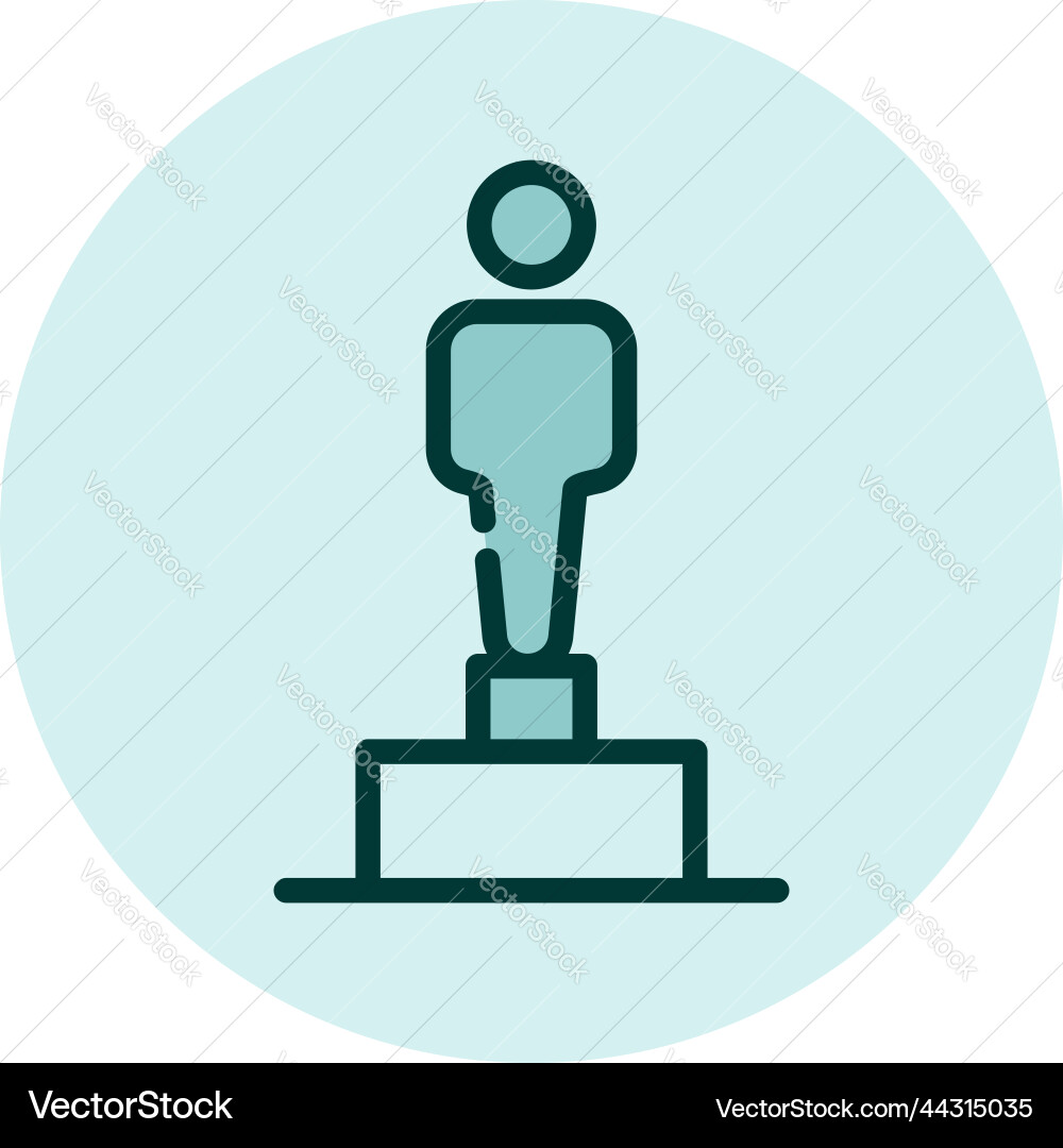 City monument on a white background Royalty Free Vector