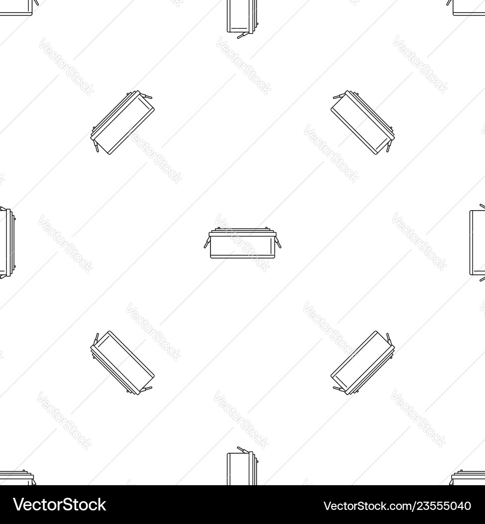 24 volt car battery icon outline style Royalty Free Vector