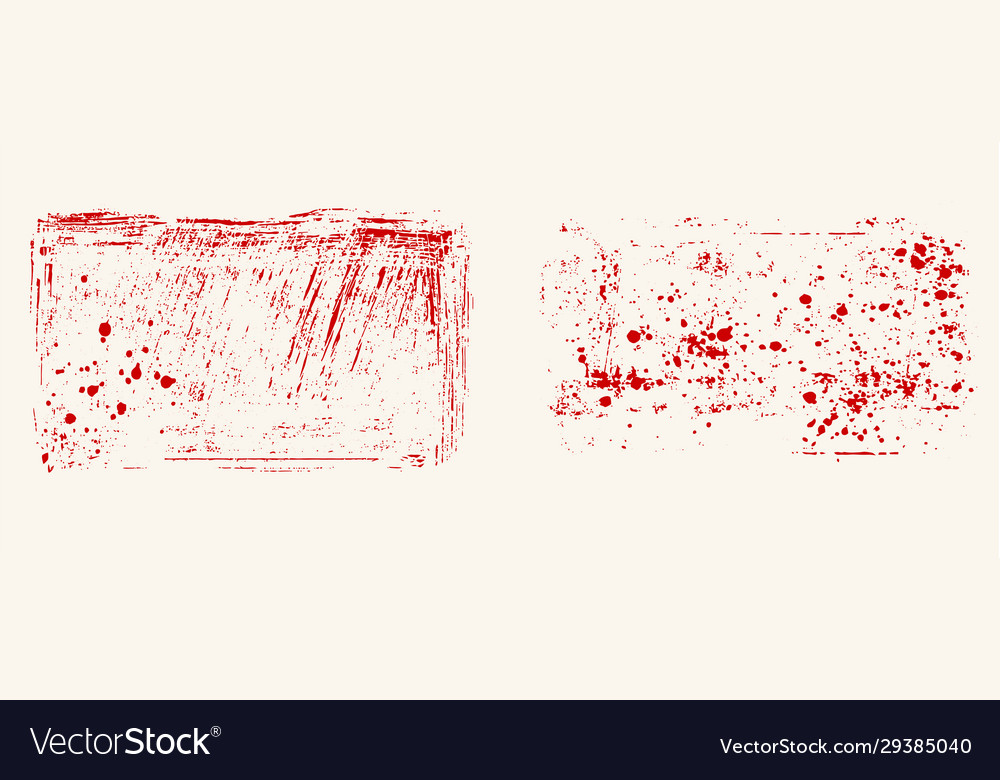 Set grunge background ink retro Royalty Free Vector Image