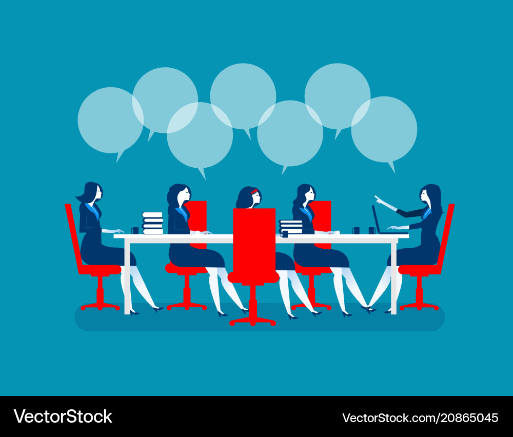 Business people brainstorming concept Royalty Free Vector