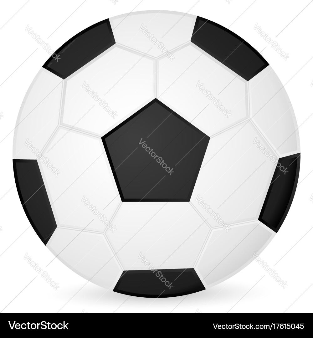 Football ball Royalty Free Vector Image - VectorStock