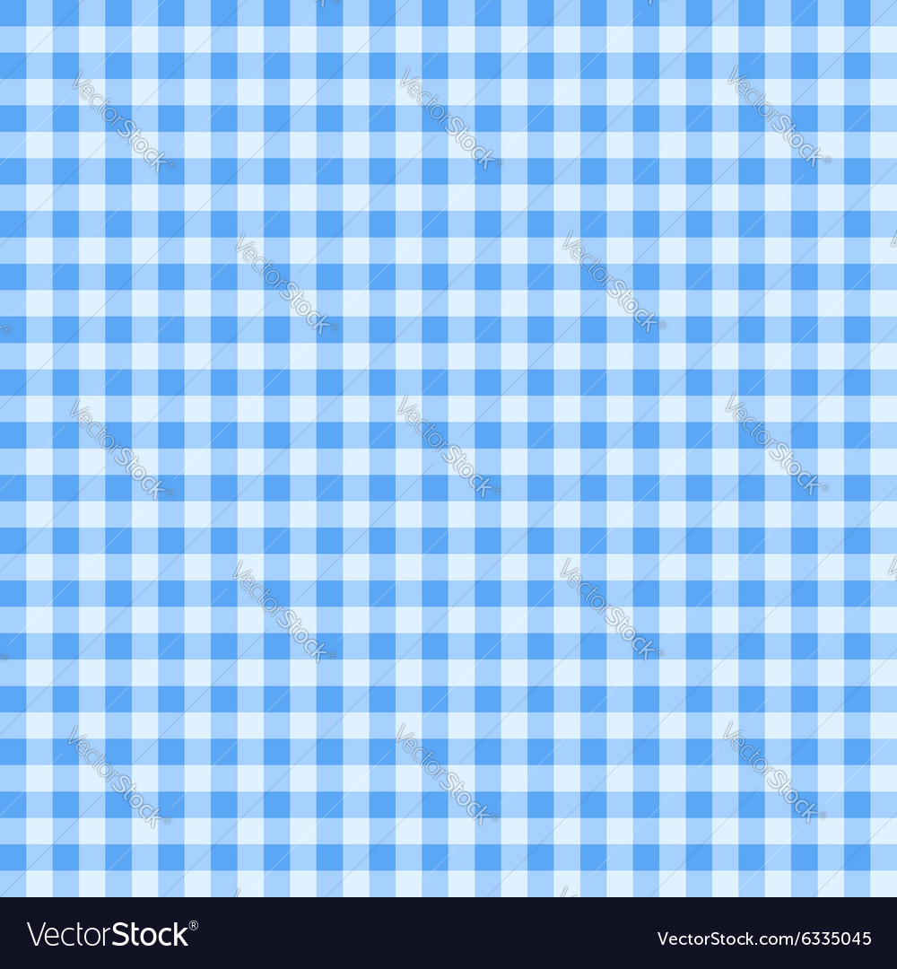 Light Blue Gingham Pattern Royalty Free Vector Image