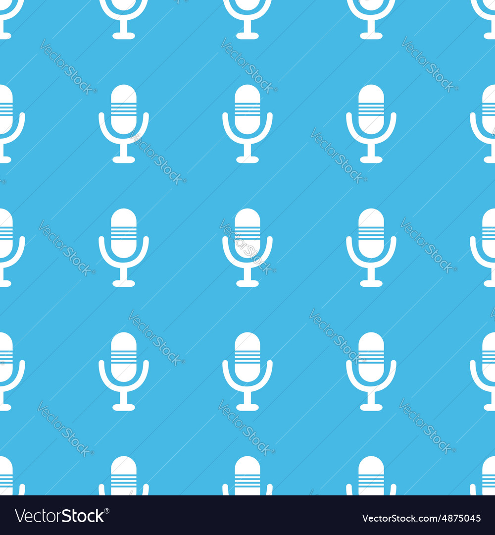 Microphone straight pattern Royalty Free Vector Image
