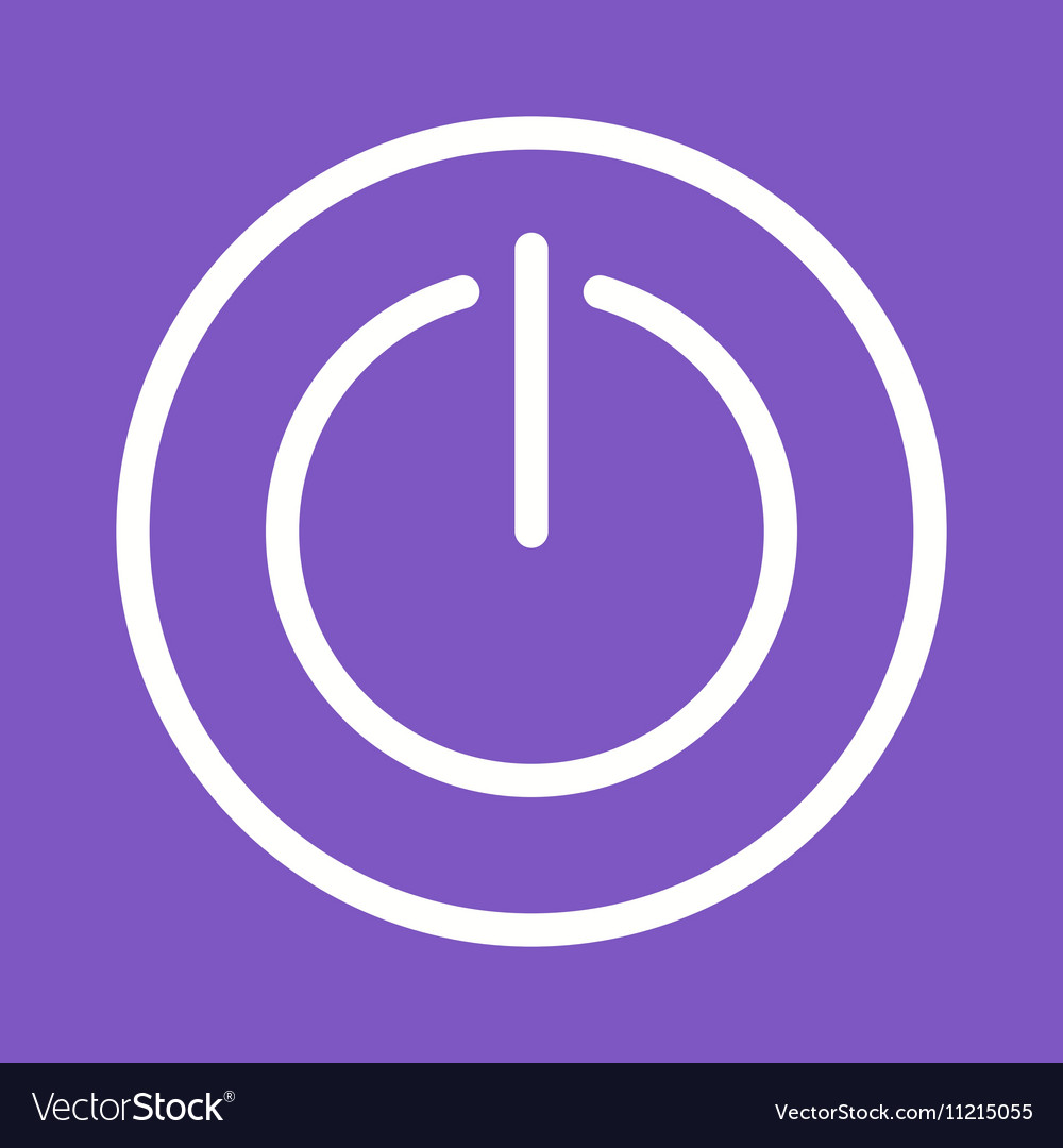 Power button Royalty Free Vector Image - VectorStock