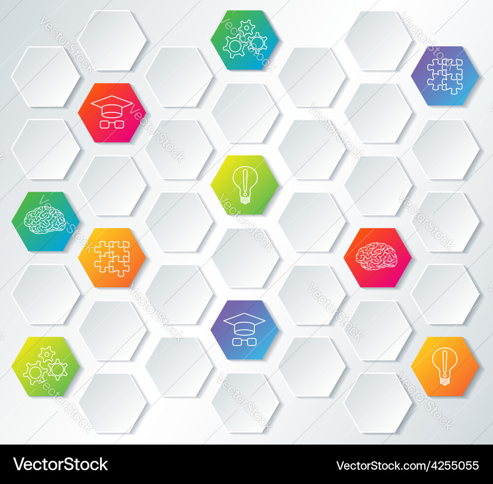 Science and education background Royalty Free Vector Image