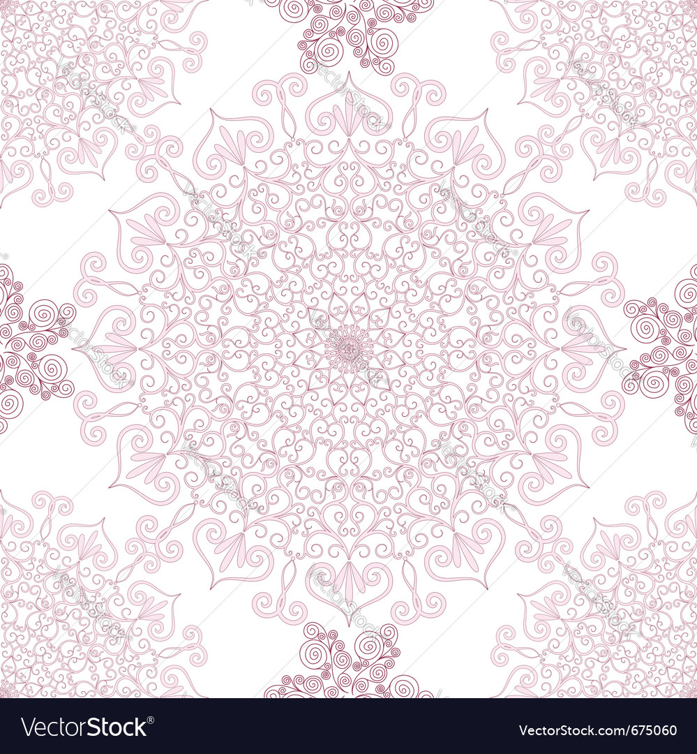 Decorative seamless pattern Royalty Free Vector Image